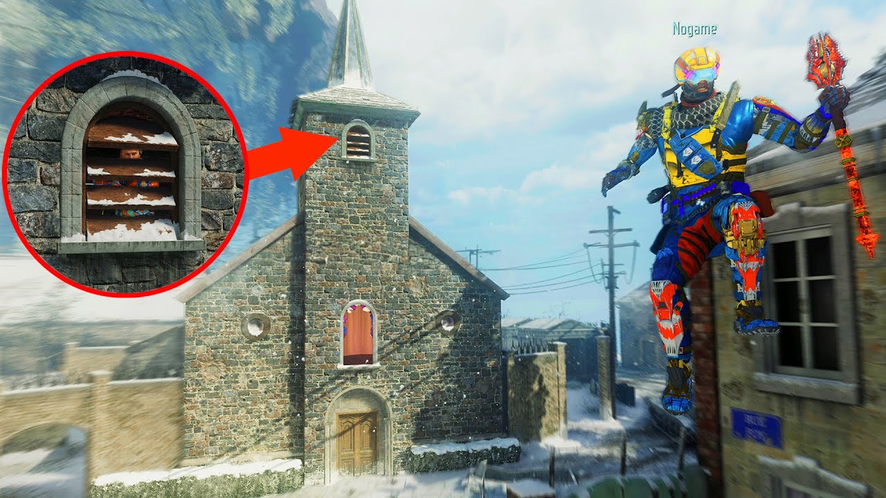 He was hiding inside the secret church on Black Ops 3?