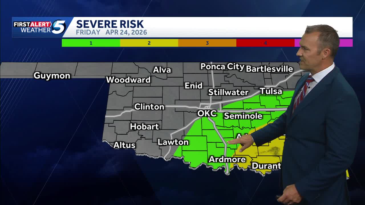 Oklahoma weather forecast: More storms possible Friday and over weekend