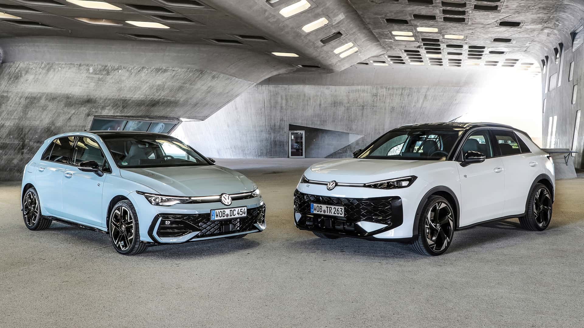 Les Volkswagen Golf et T-Roc deviennent full hybrid
