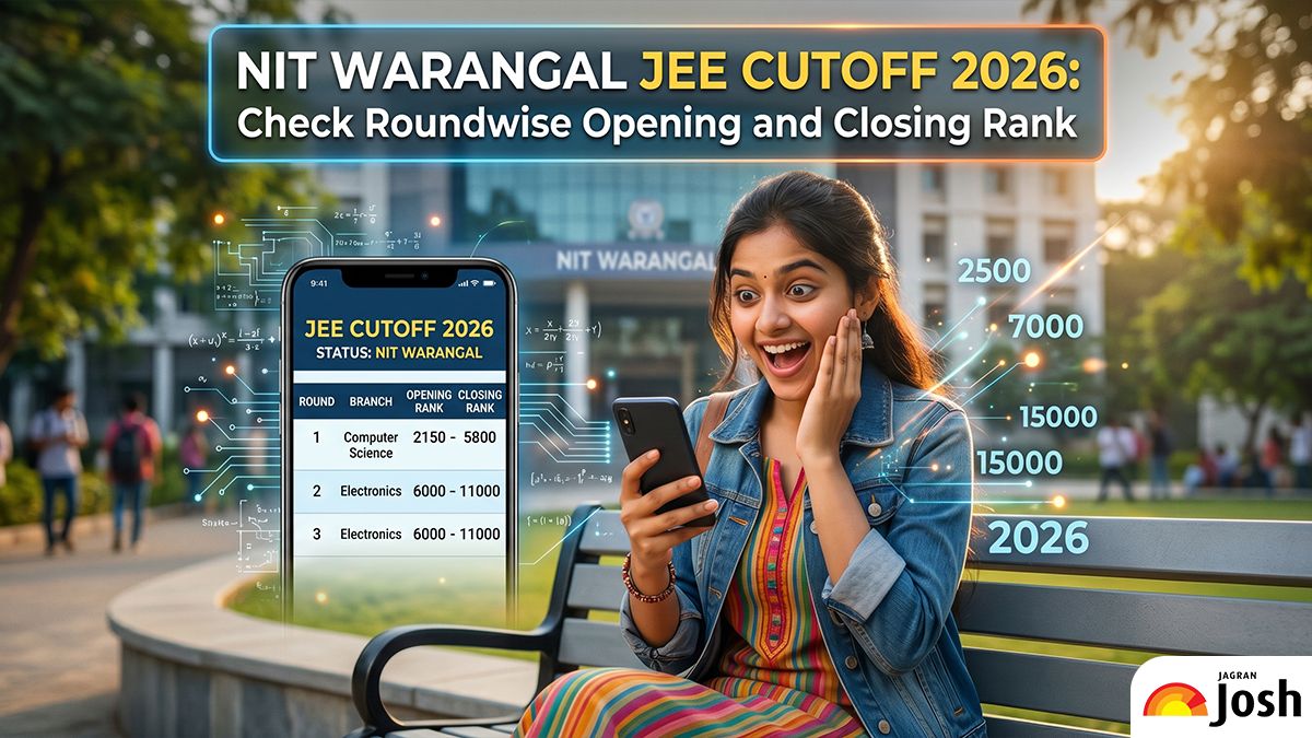 NIT Warangal JEE cutoff 2026: Check roundwise opening and closing rank