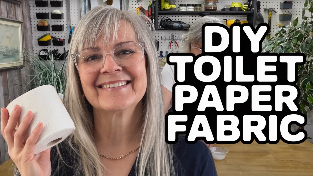 I made fabric from toilet paper - and it actually works