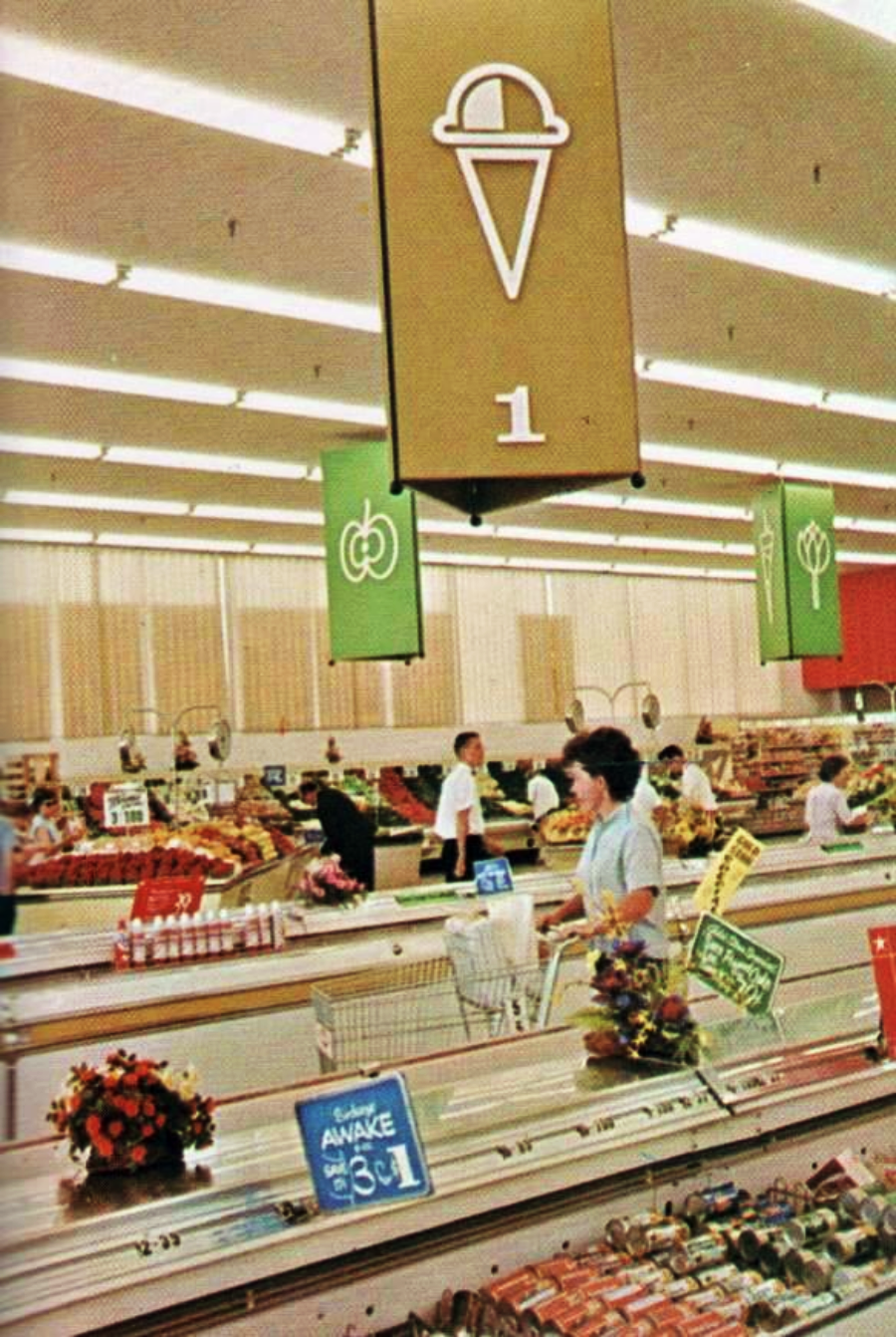 30 photos of what supermarkets looked like in the 1950s and 60s
