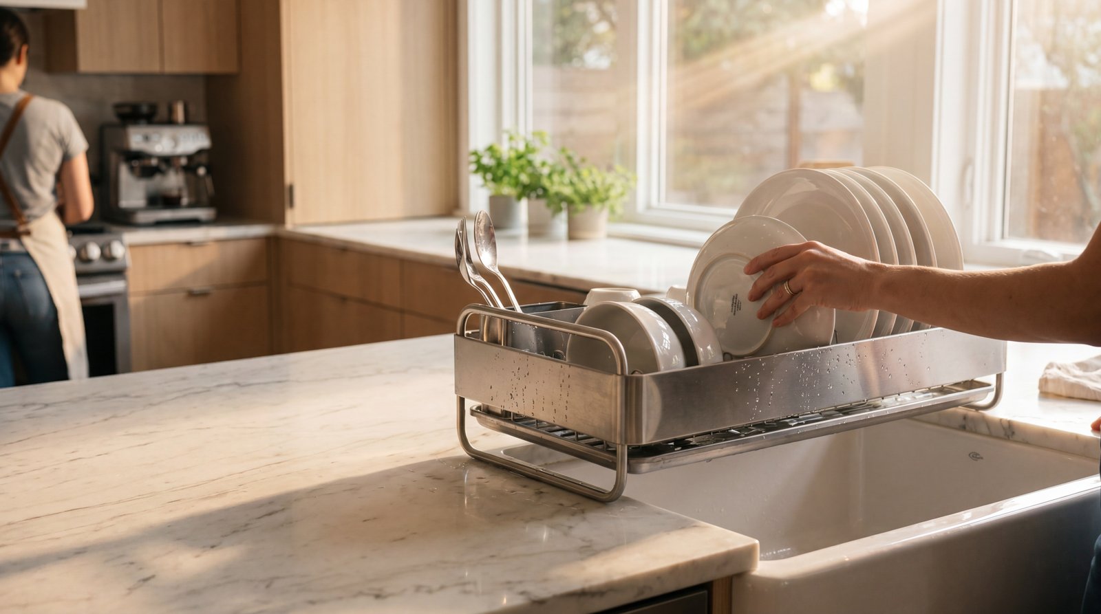 Say goodbye to the dish rack this new trend is replacing it and keeping ...