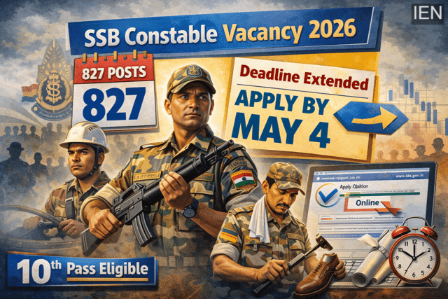 SSB constable recruitment 2026: Apply till May 4 for 827 posts ...