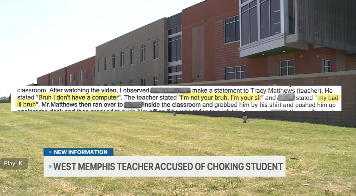 Police: Teacher assaulted student who called him 'bruh'