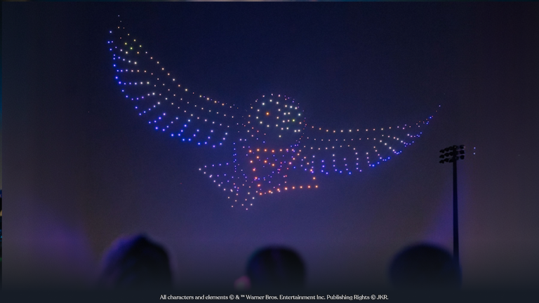 Un incroyable show de 1 200 drones sur le thème d'Harry Potter va ...