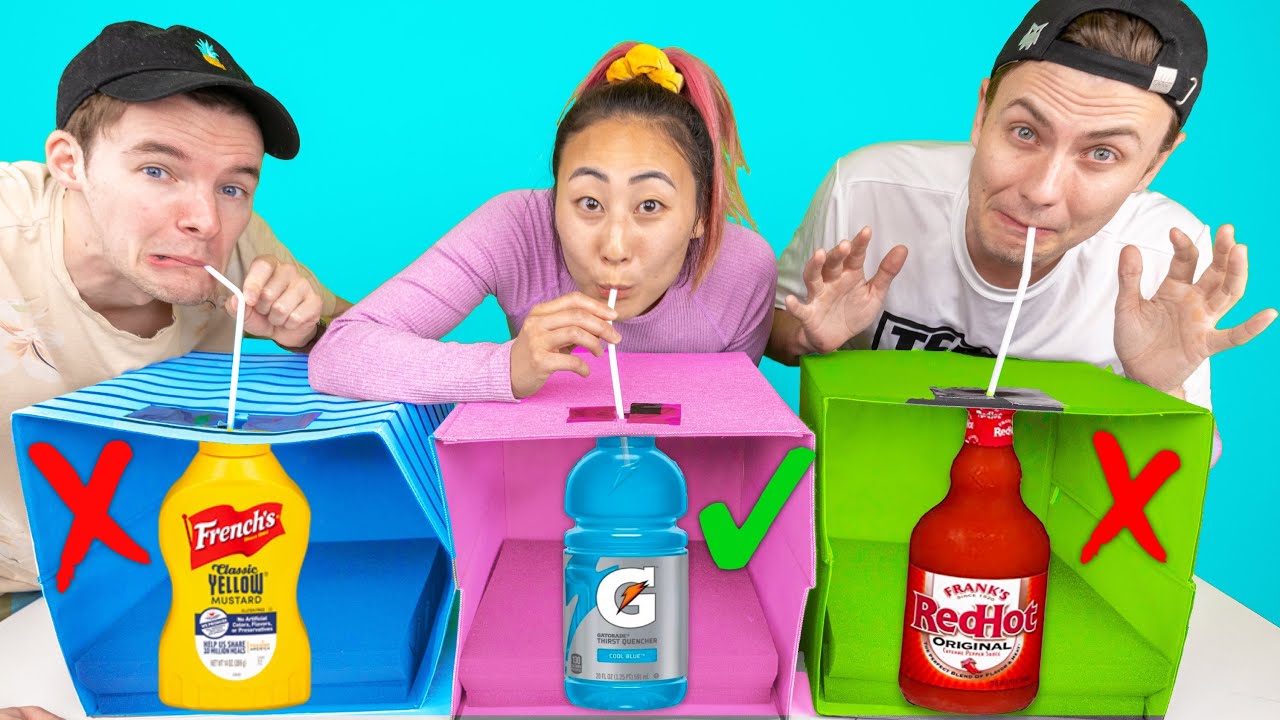 Don't choose the wrong mystery drink challenge!