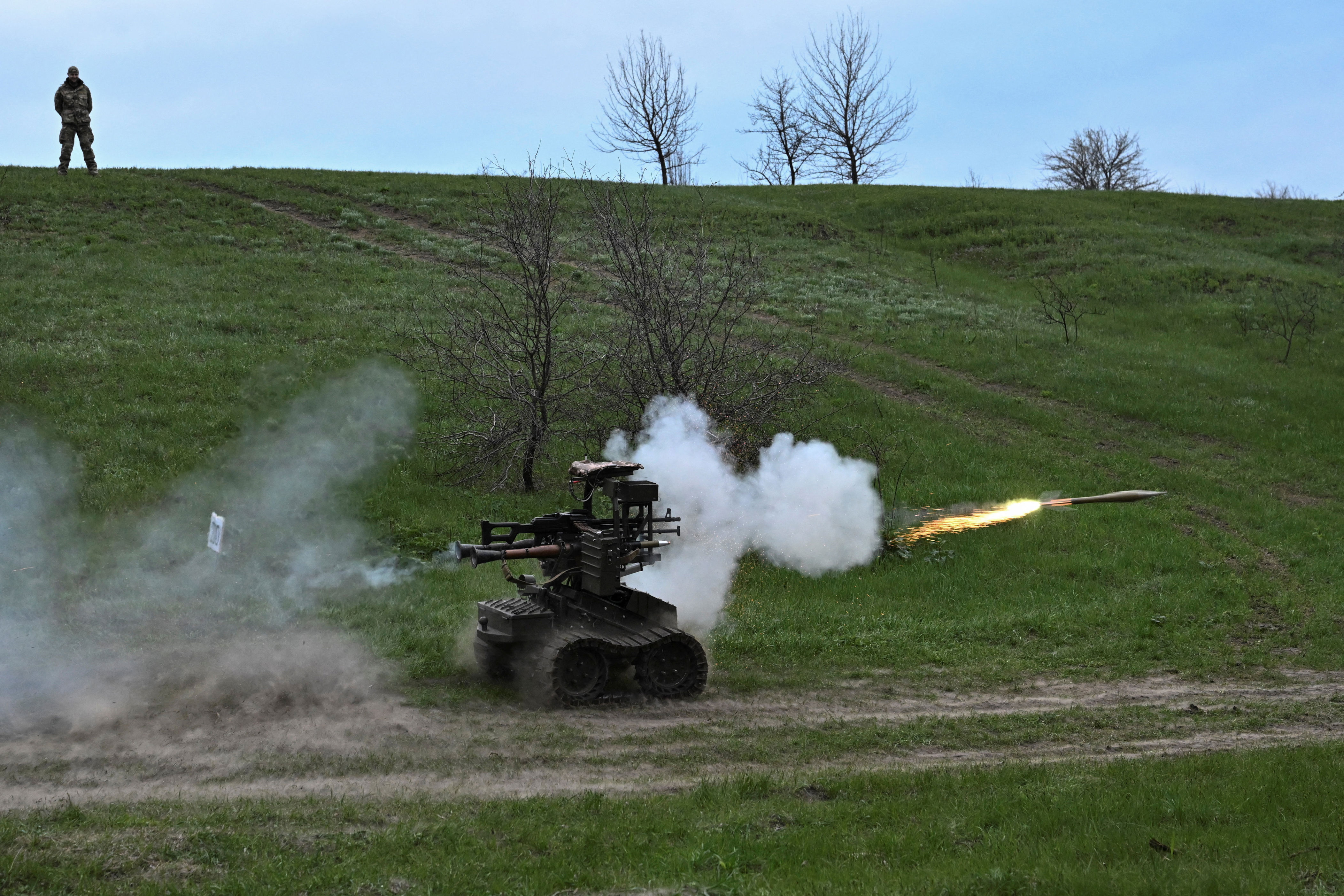 Ukraine to deploy 25,000 ground robots for frontline logistics