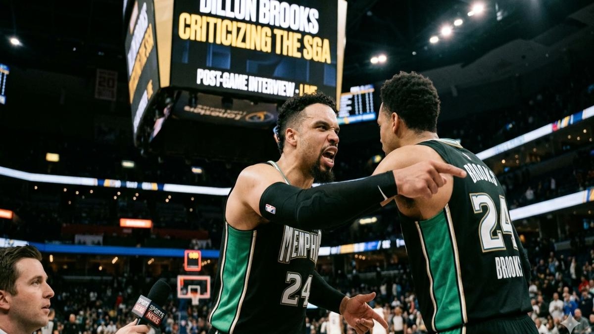 Dillon Brooks slams SGA for flopping and demands referee accountability ...