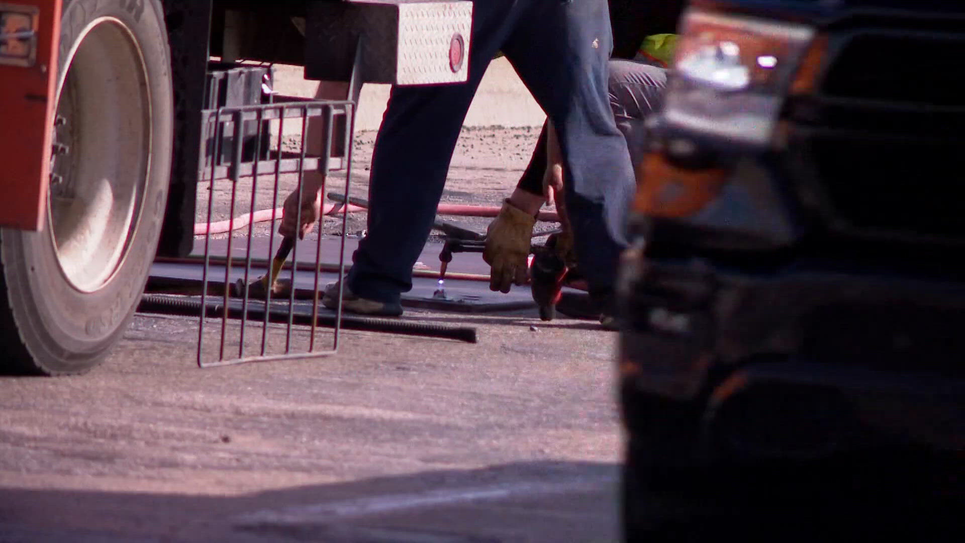 I-64 bridge reopens after hole repairs