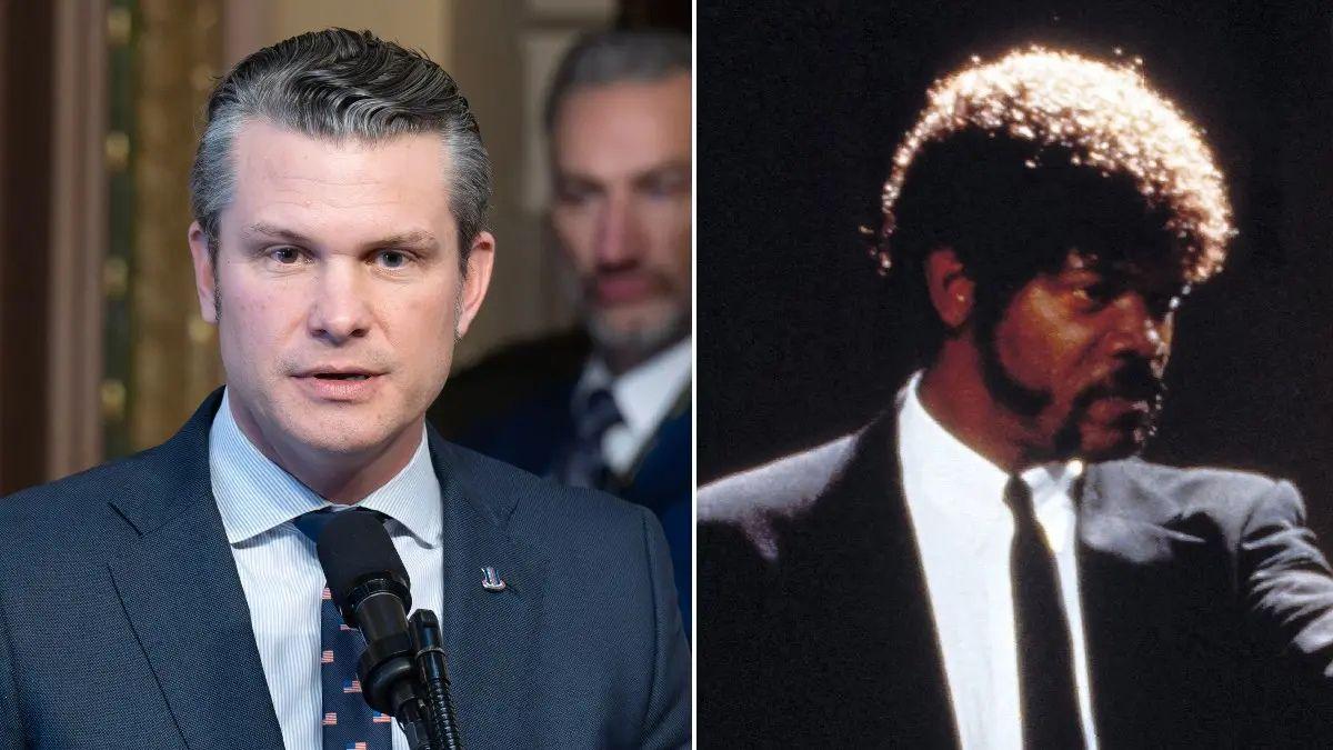 'Clown' Pete Hegseth mocked over racy word blunder in Iran war address ...