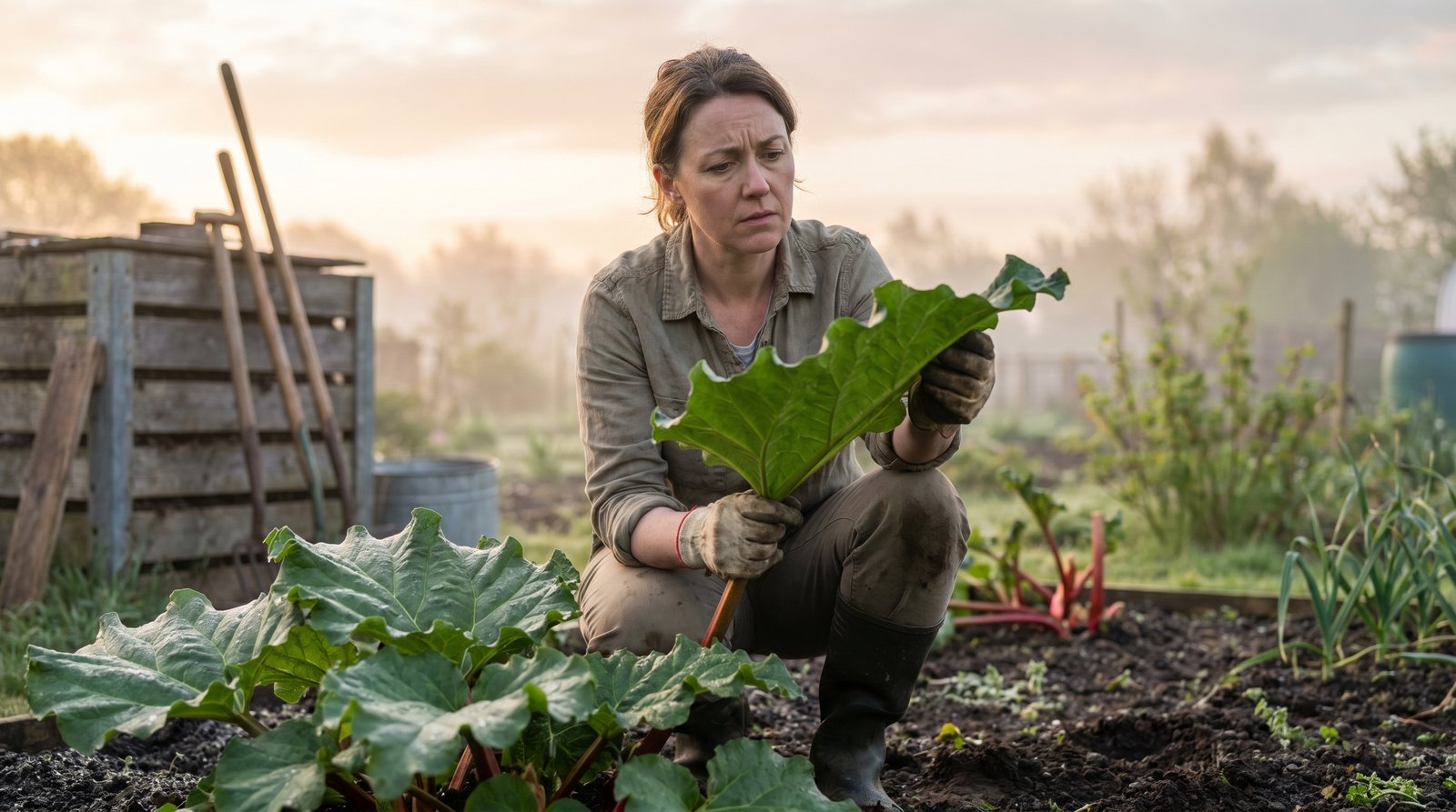 Experts warn rhubarb growers must stop using the leaves this way or ...
