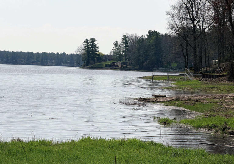 With winter level reached, Sanford Lake refill pauses for dam inspection