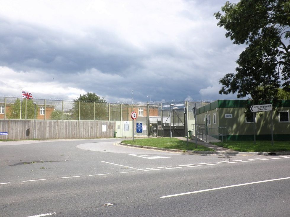 Huge fire erupts at Suffolk prison as drug dealers and murderers ...