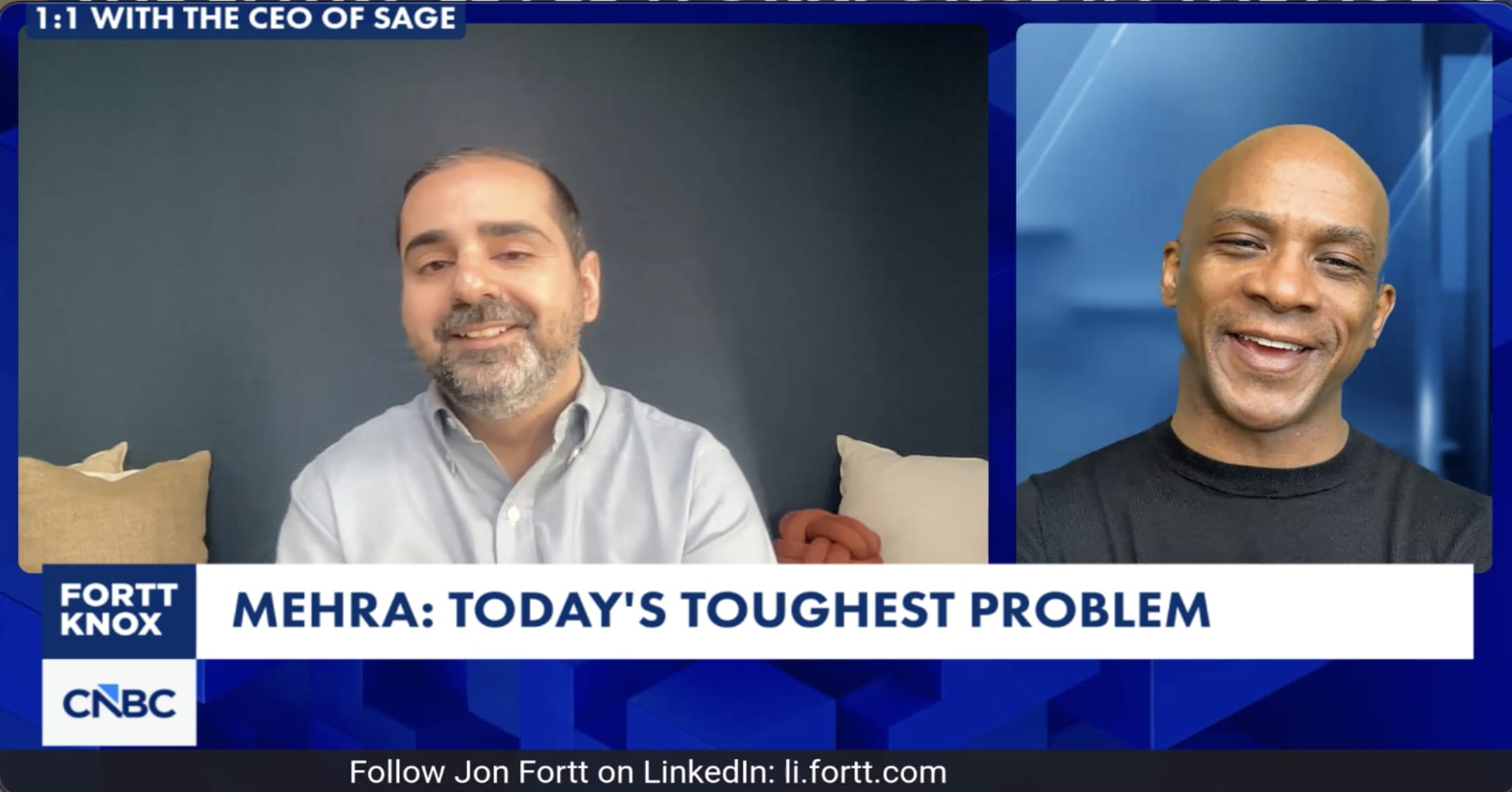 Raj Mehra, Sage CEO: A Fortt Knox conversation