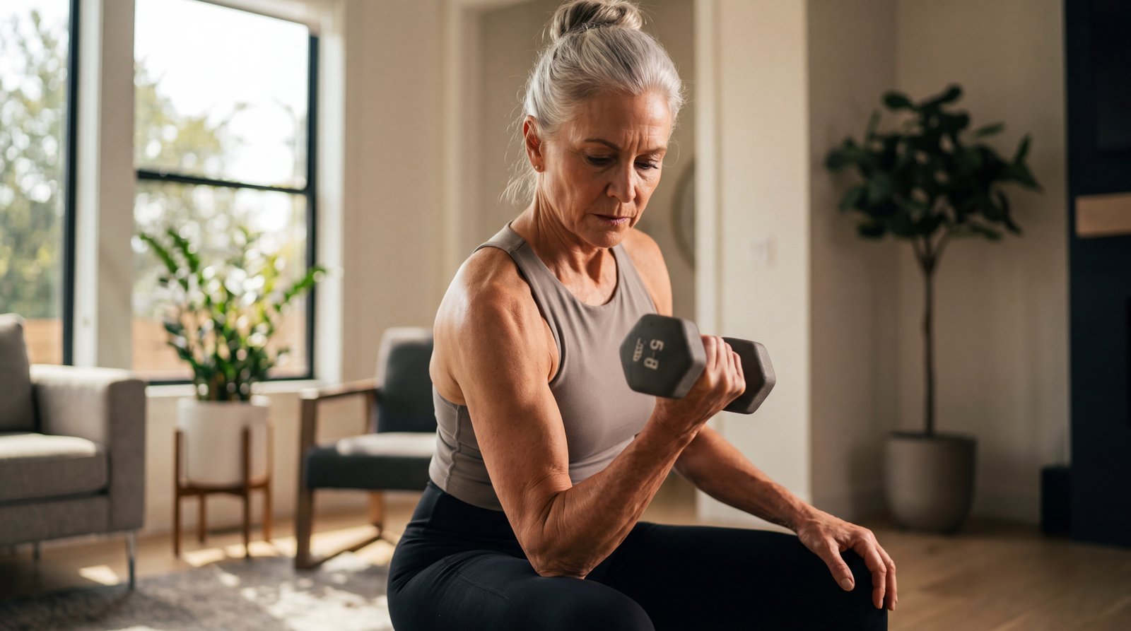 If you can do this many bicep curls after 60 your upper body strength ...