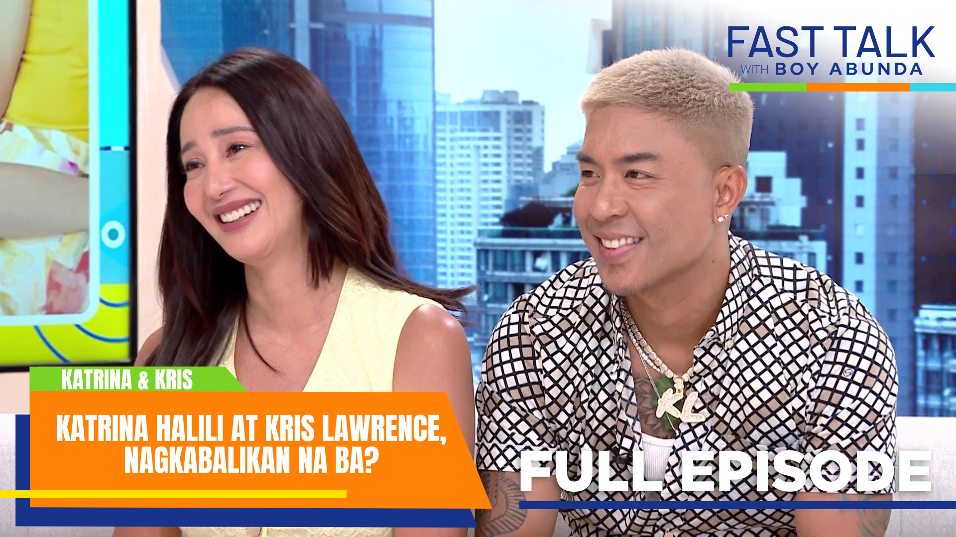 Fast Talk with Boy Abunda: Katrina Halili at Kris Lawrence ...
