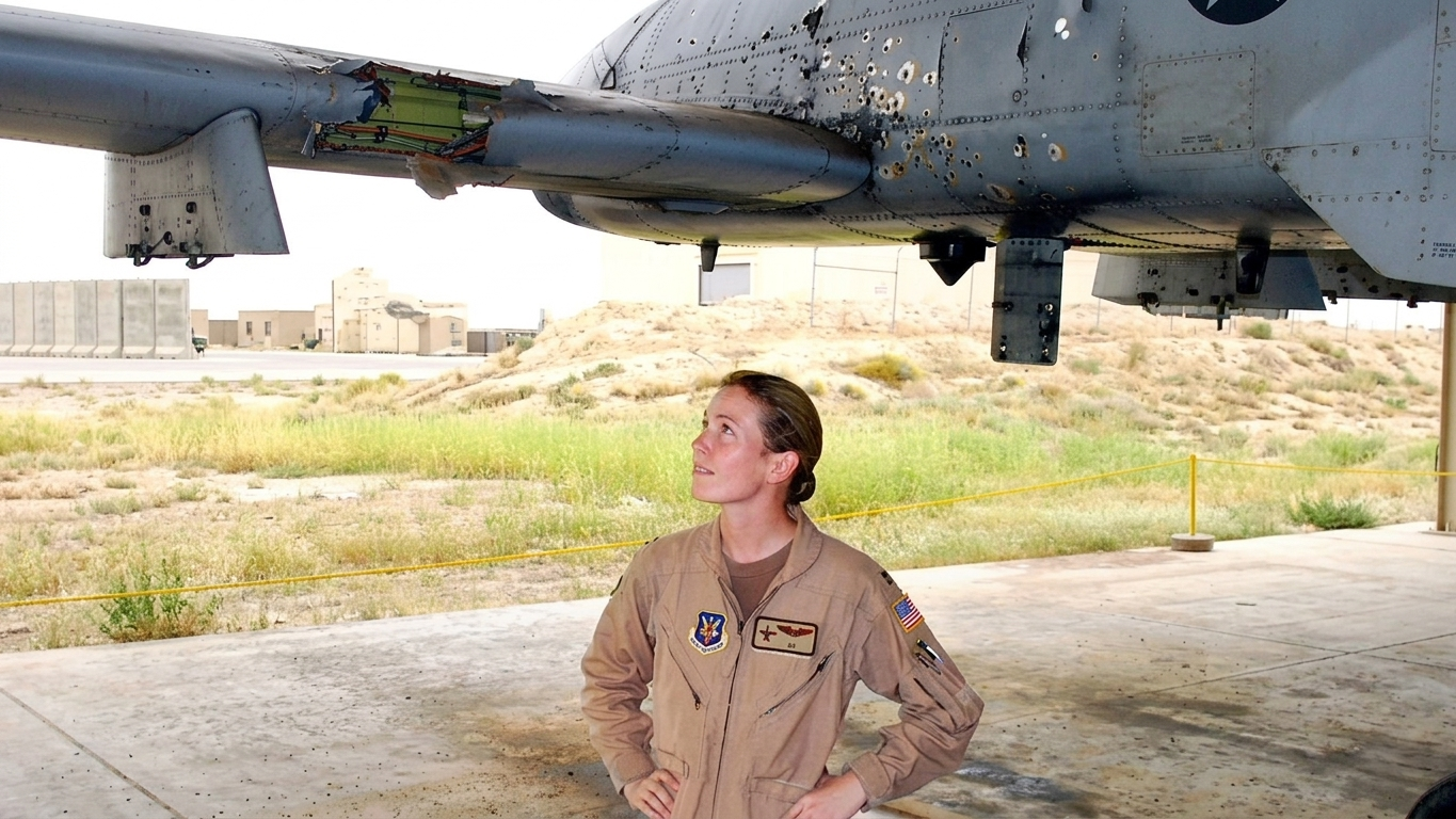 She was the bravest US pilot near Iran - then her jet was hit