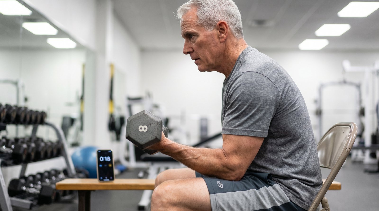 If you can do this many bicep curls after 60 your upper body strength ...