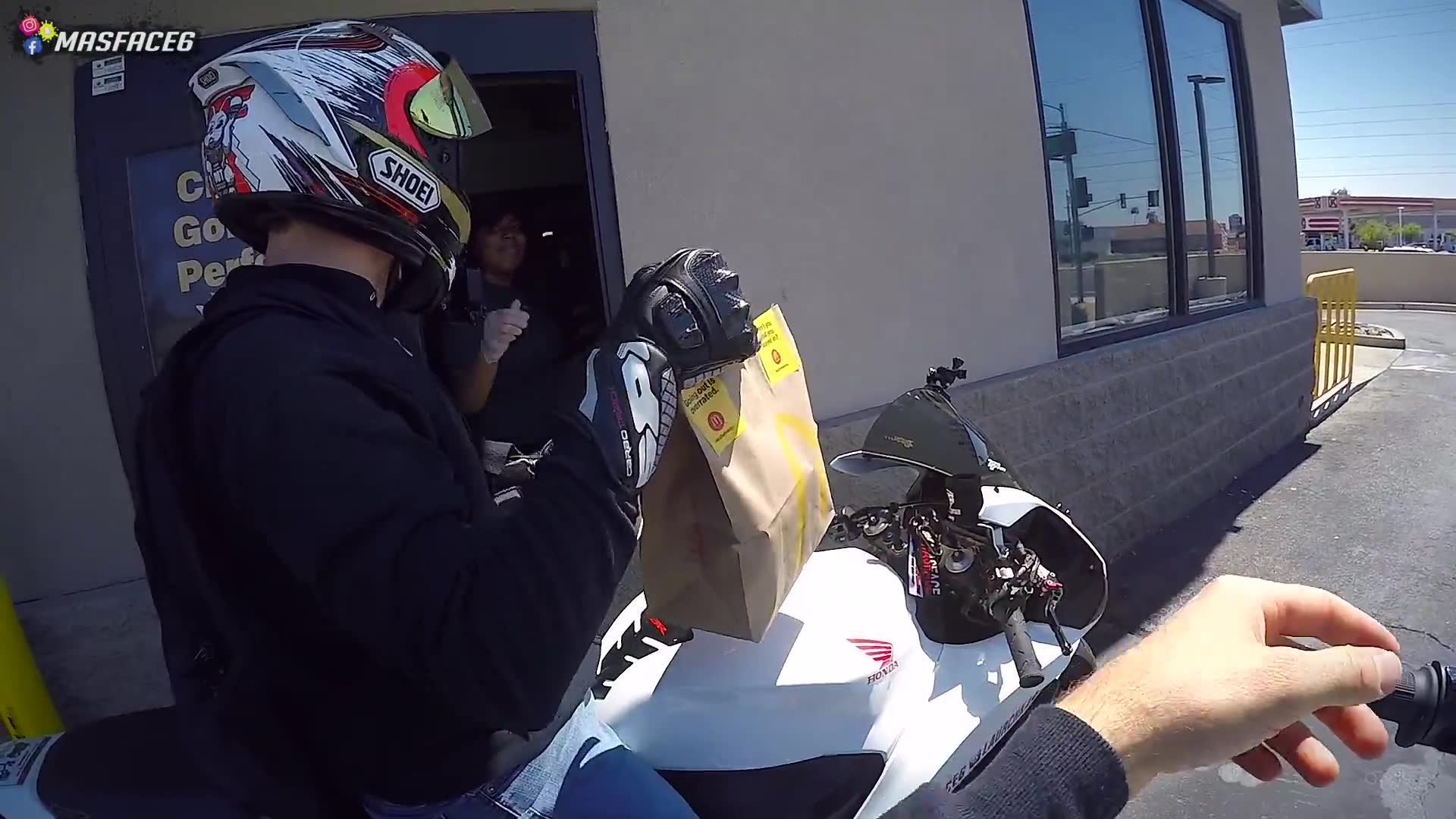 We became Postmates drivers on our motorcycles for a day! Caught on ...