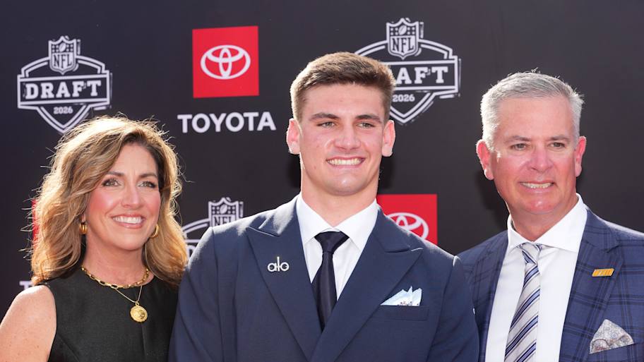 Ty Simpson's mom Julie reacts to Rams' surprise QB pick amid Sean McVay ...