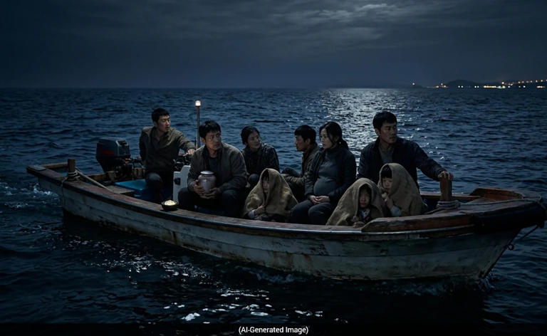 After years of planning, a family of nine escaped North Korea by sea ...