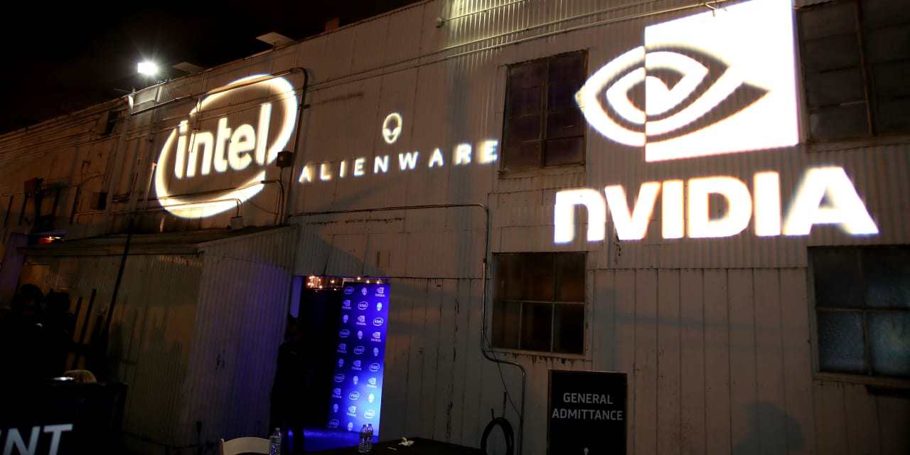 Nvidia’s stock sees its first record close in 6 months — thanks to Intel