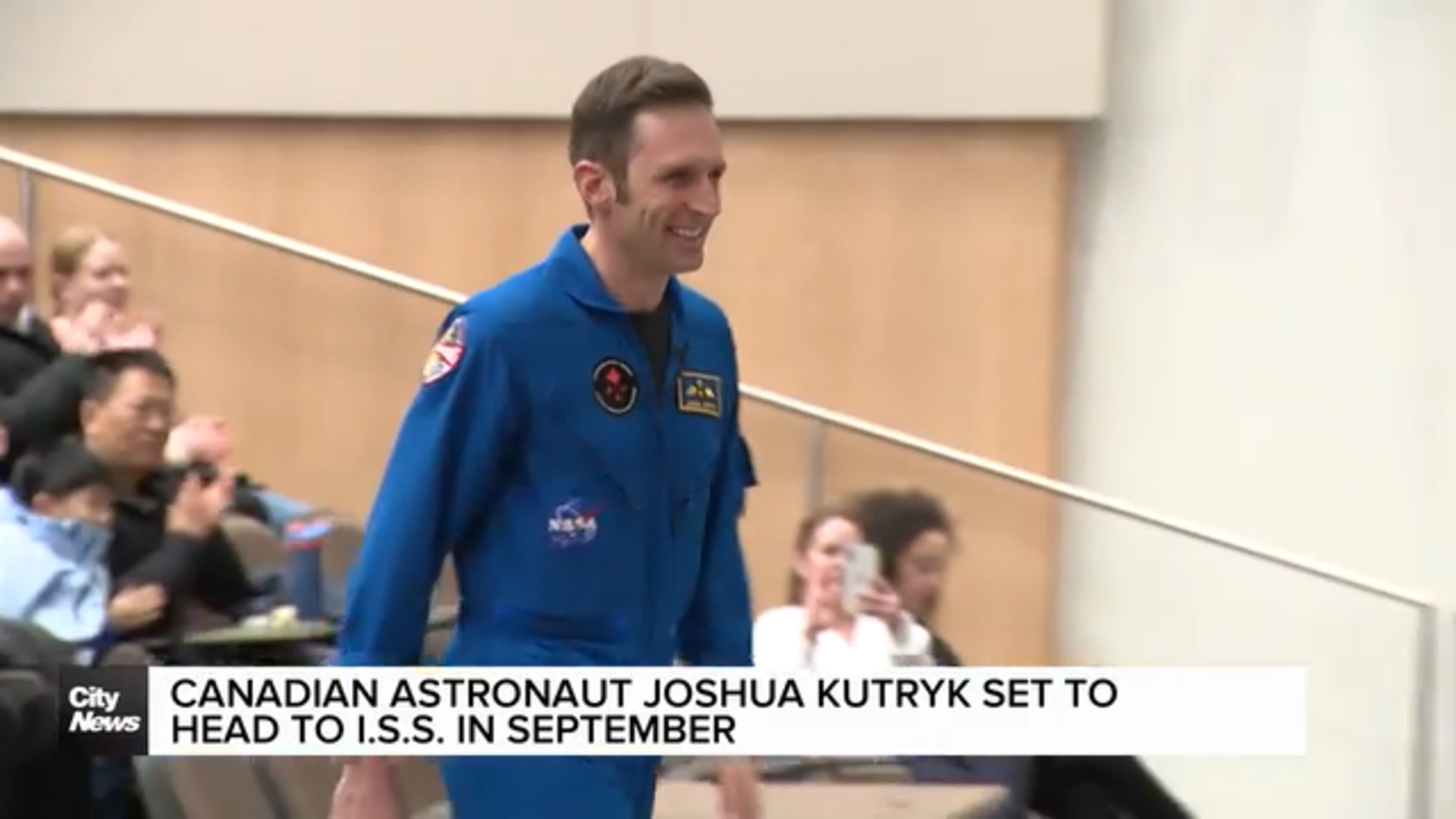 Canadian astronaut Joshua Kutryk is headed to space