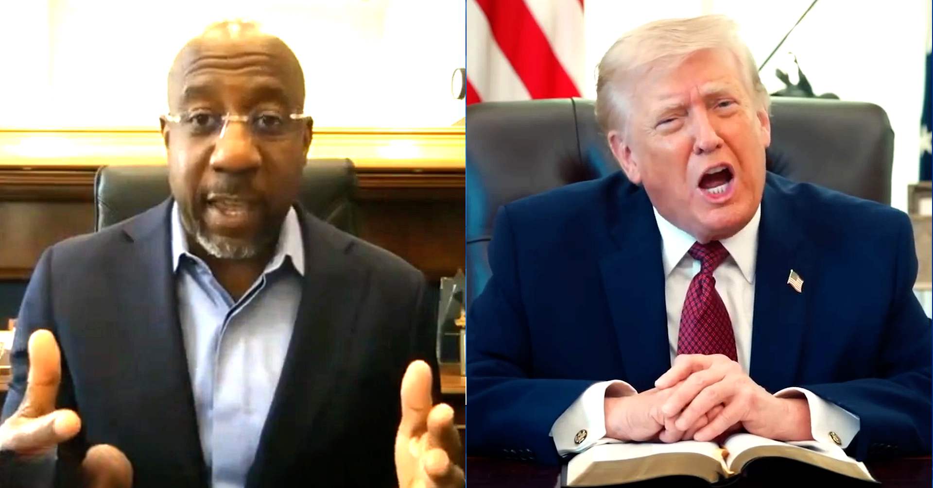 Sen. Warnock roasts Trump for Bible reading about false gods: 'From ...