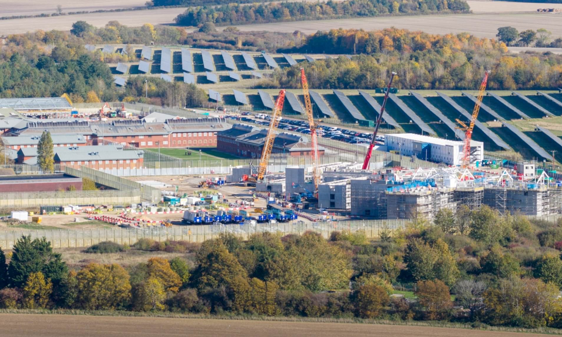 Inmates are evacuated from major UK prison after fire breaks out