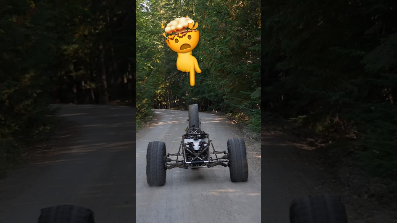 I did whatever it takes for the perfect shot 🚗💨