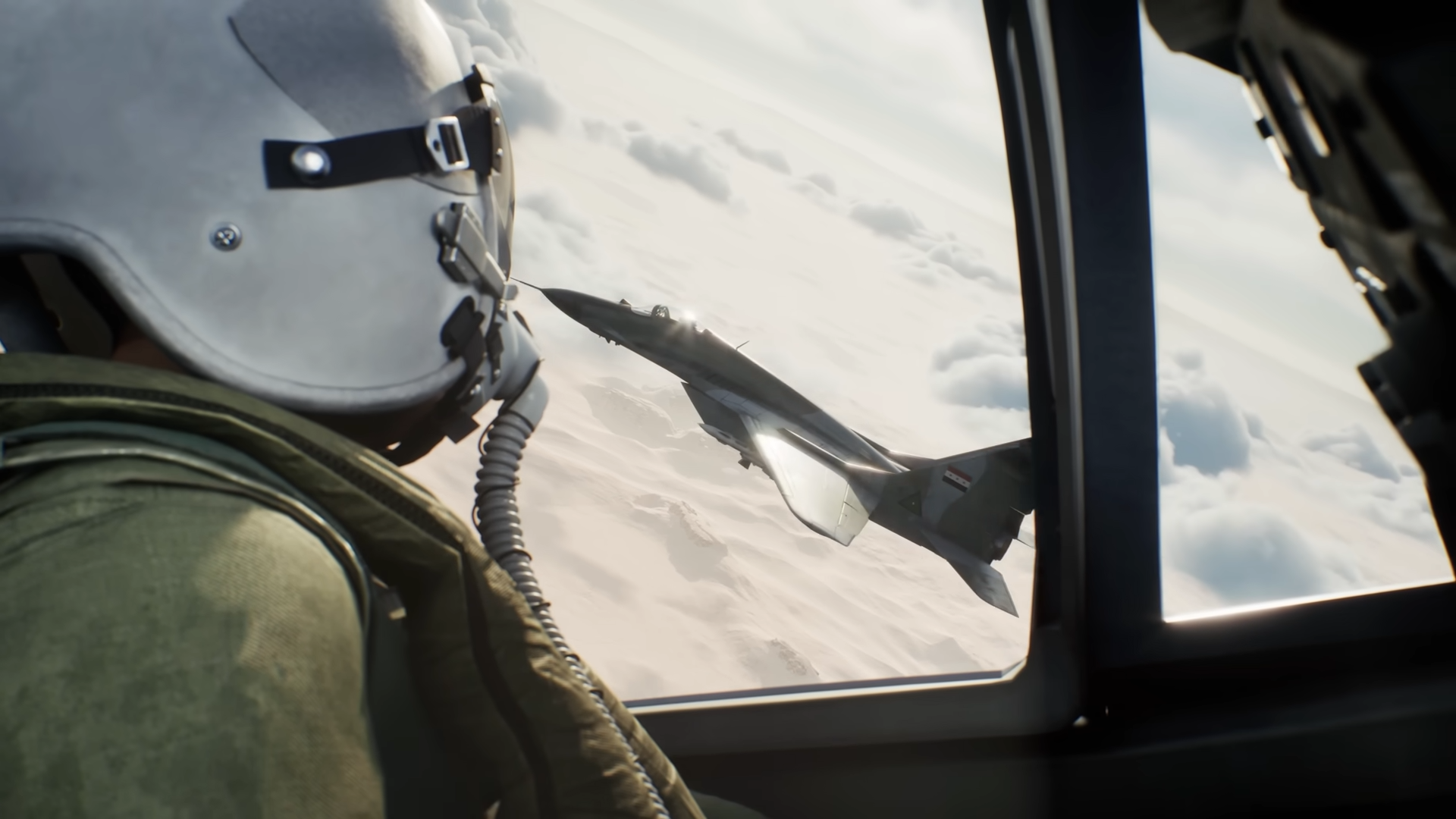 He was flying near Iran - then he was ambushed