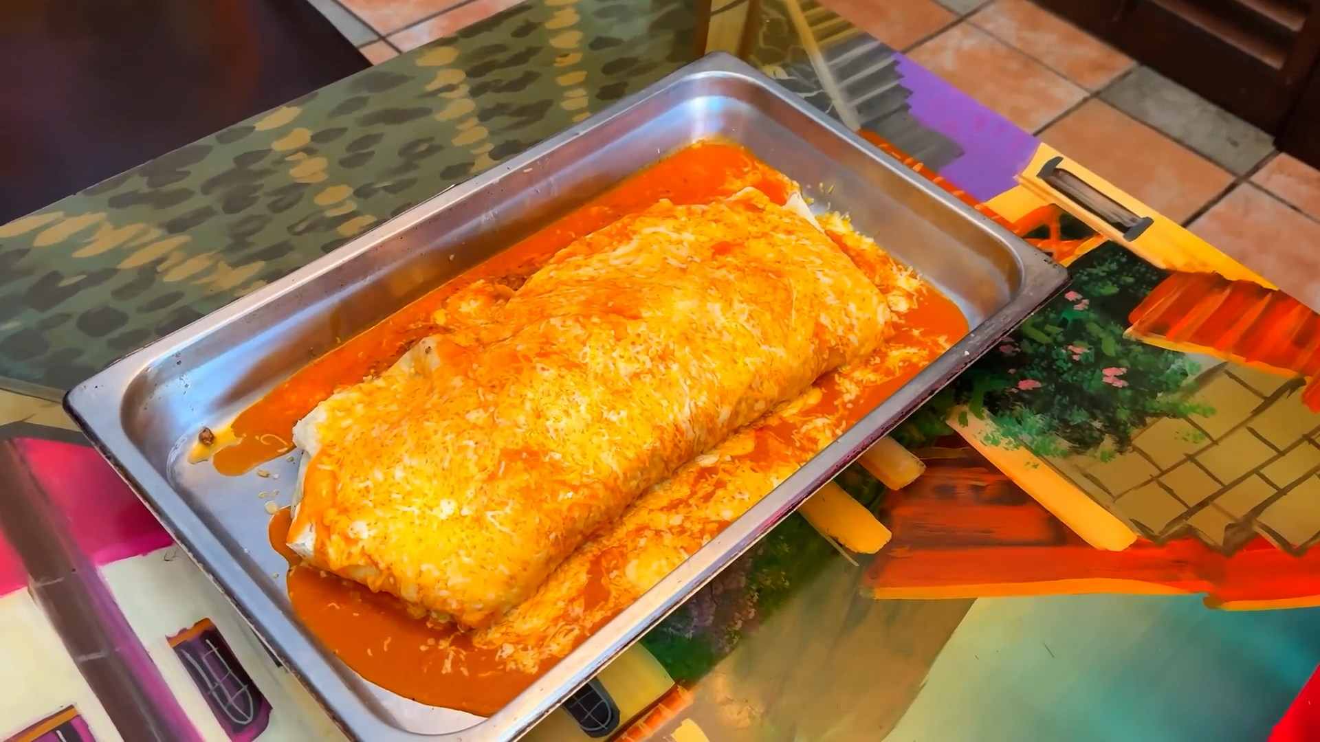 Man attempts 6.6lb burrito challenge only three people have ever beaten