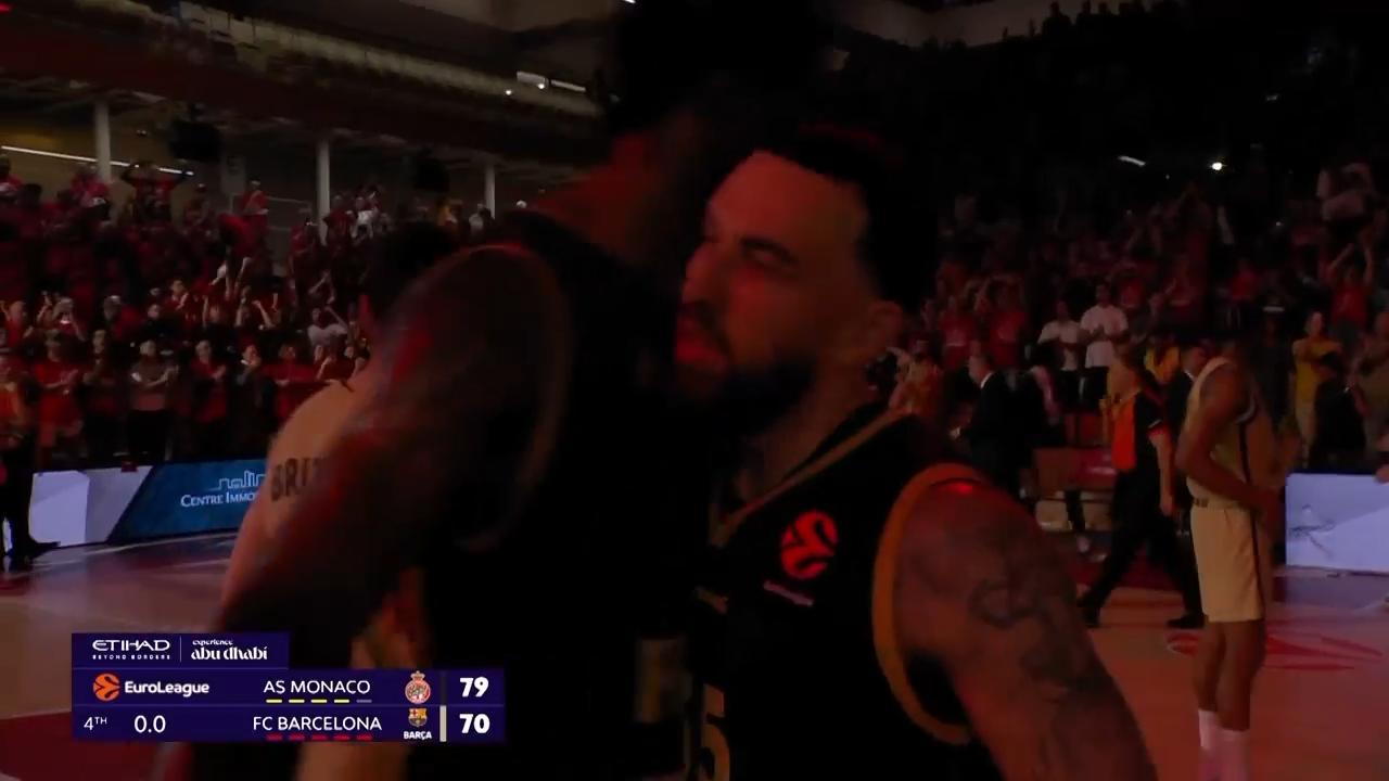 Monaco beat Barca 79-70 to clinch final EuroLeague playoff spot