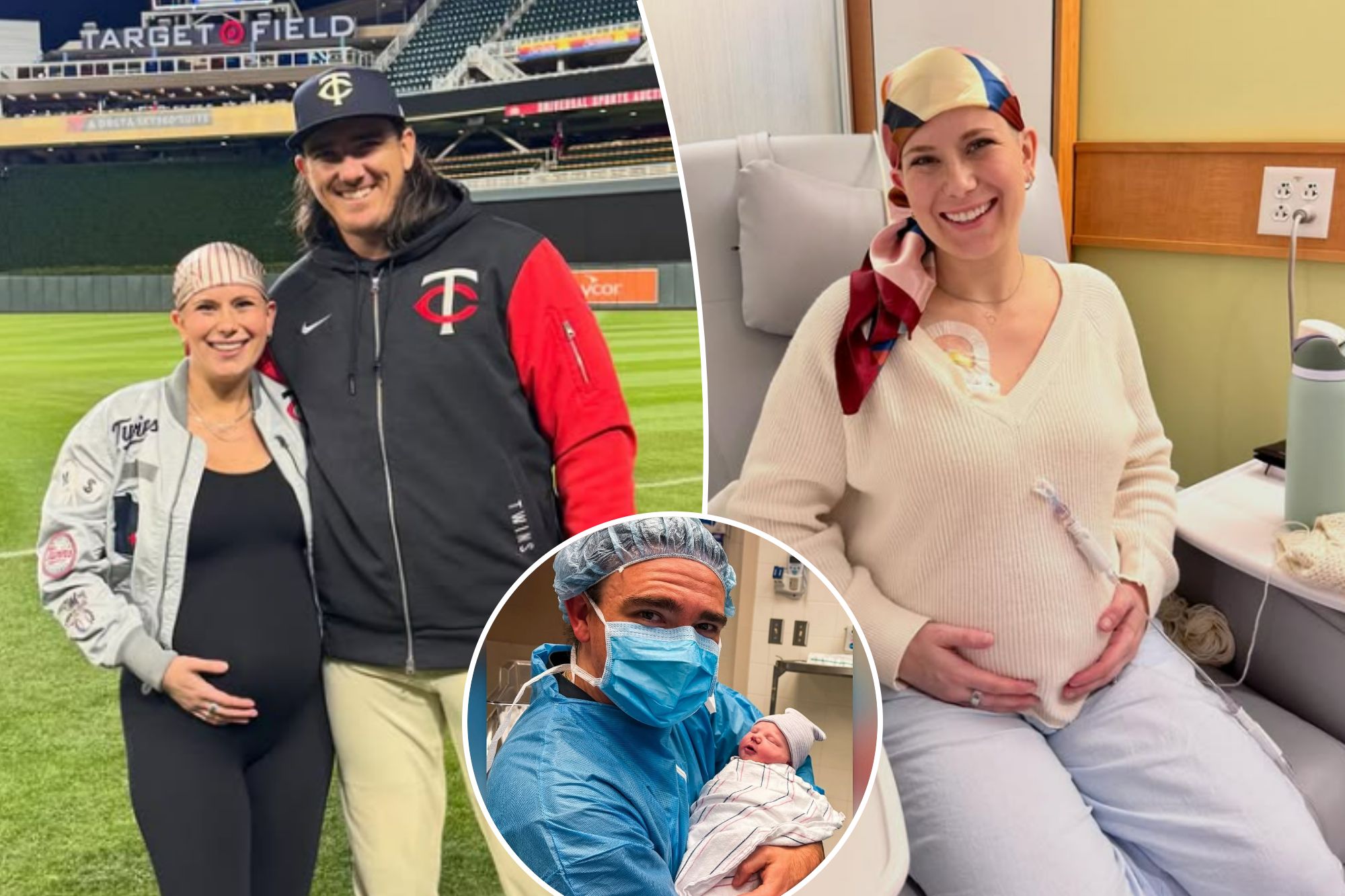 Twins pitcher's wife battled Hodgkin's lymphoma during pregnancy