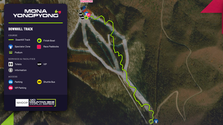 First look video: The new UCI downhill World Cup track in South Korea