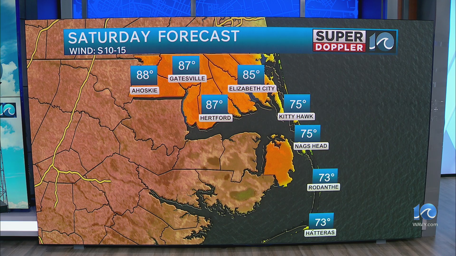 NE North Carolina weather forecast | April 24, 2026