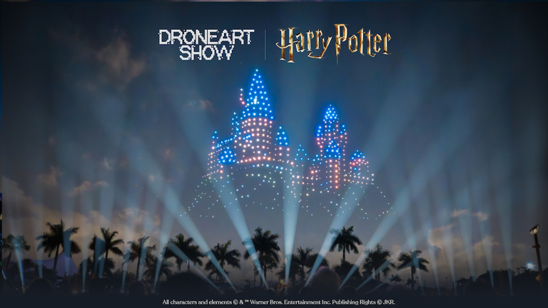 Un incroyable show de 1 200 drones sur le thème d'Harry Potter va ...