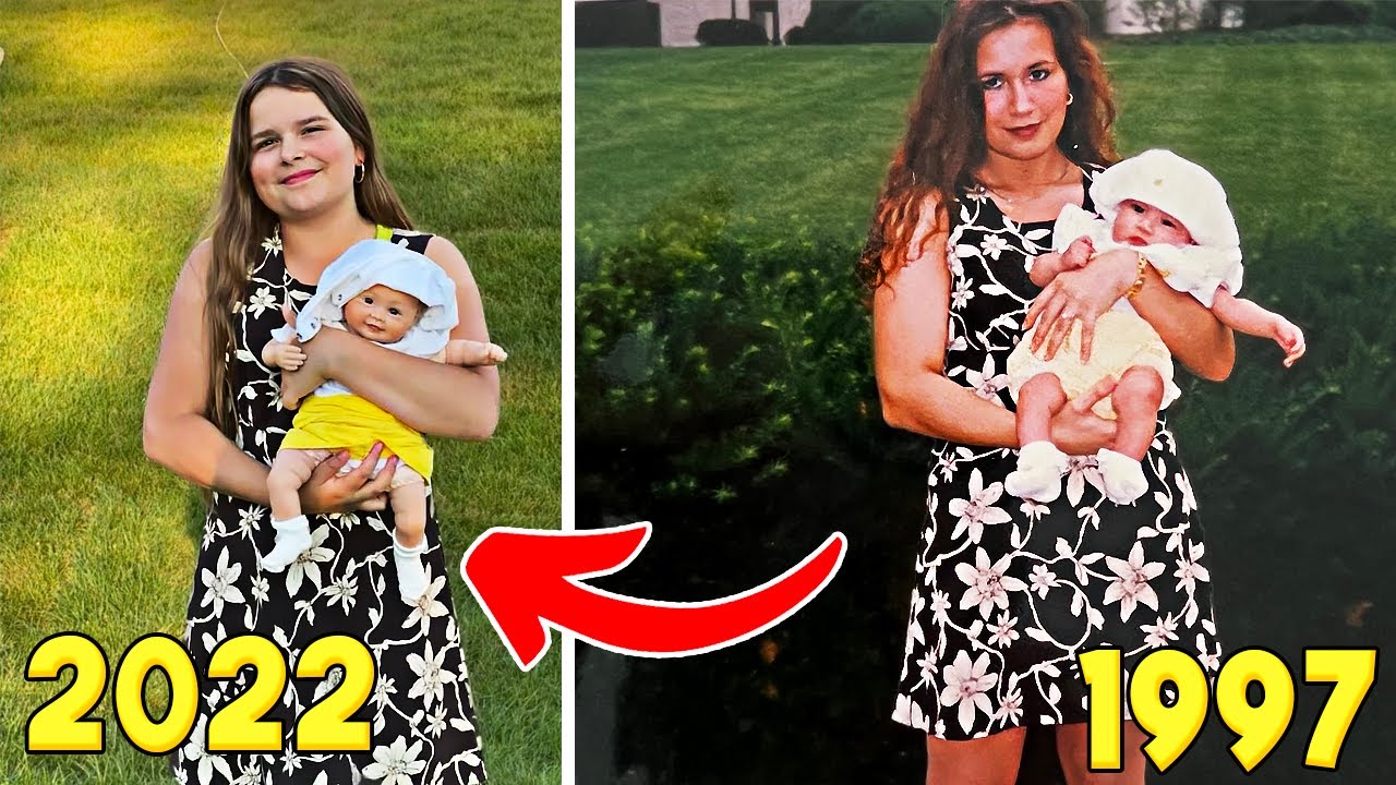 I recreated family photos for a surprise prize! 🎉