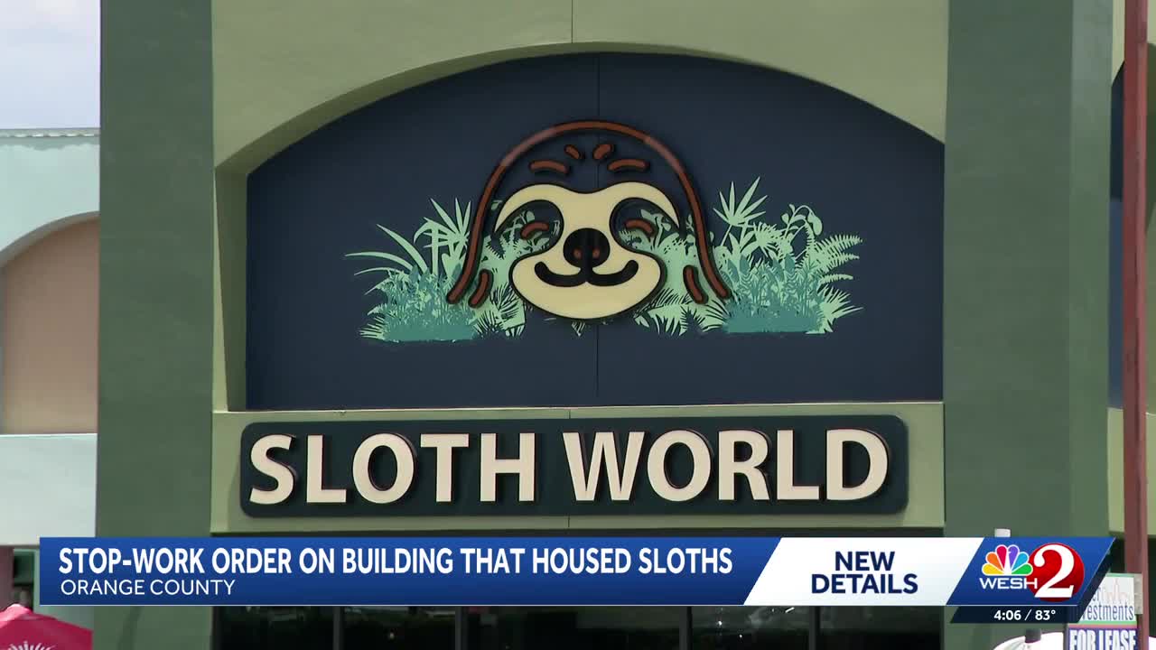 Sloth World Orlando: Warehouse permitted for cars, not animals, county says
