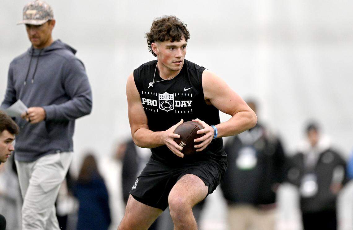 Pittsburgh Steelers select Penn State QB Drew Allar in 3rd round of ...