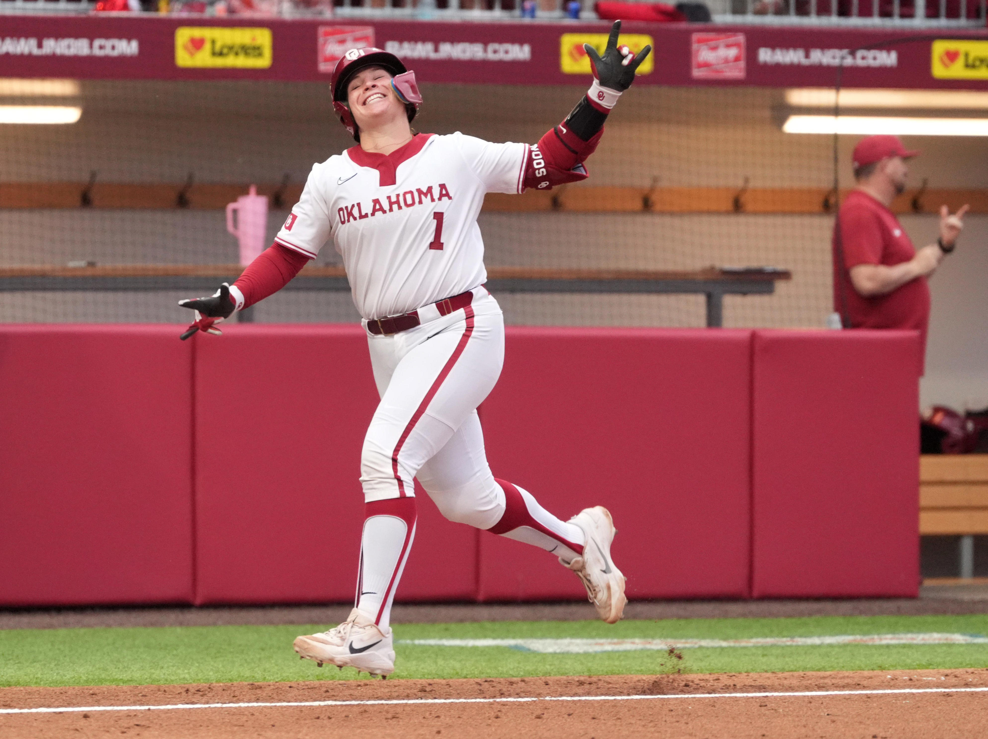 College softball's HR record is in danger. Meet Oklahoma freshman ...