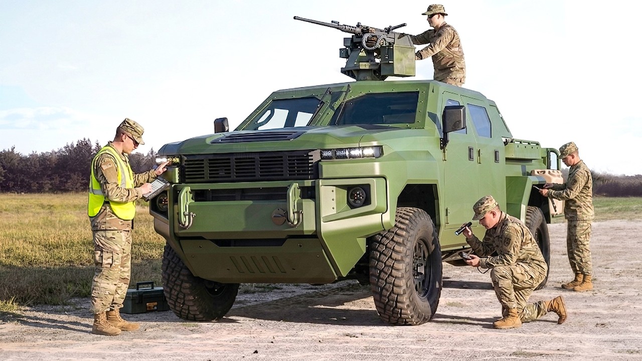 US Army tests powerful armored "Chevy Silverado" for the first time