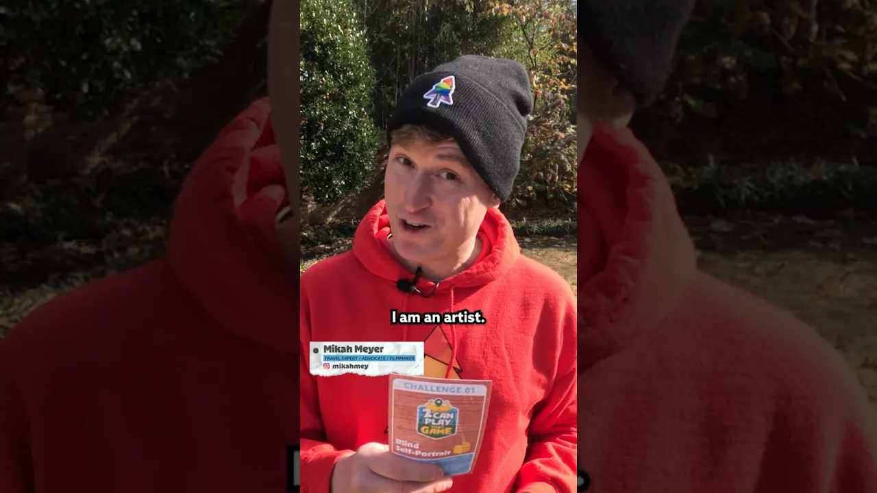 This blinded self-portrait is crazy 😭 #short #funny #selfportraits