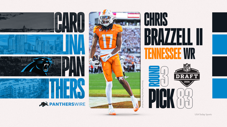 Panthers select WR Chris Brazzell II with 83rd pick of 2026 draft