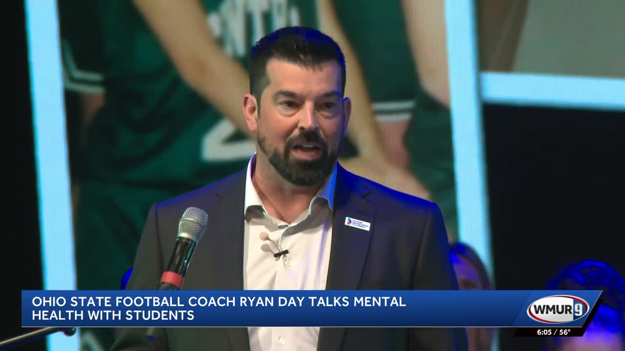 Ohio State coach Ryan Day talks mental health with NH students