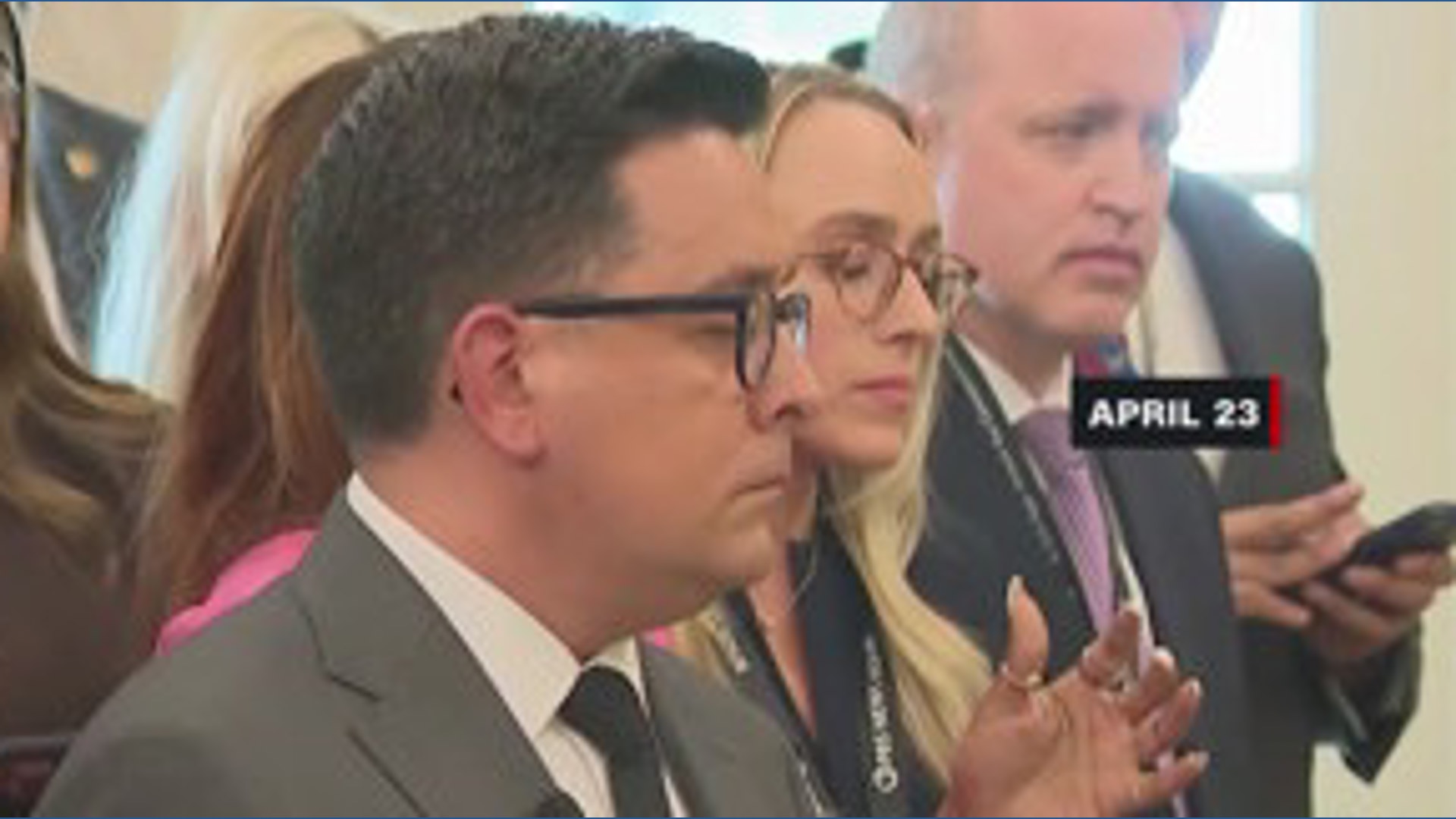 President Trump lashes out at reporters