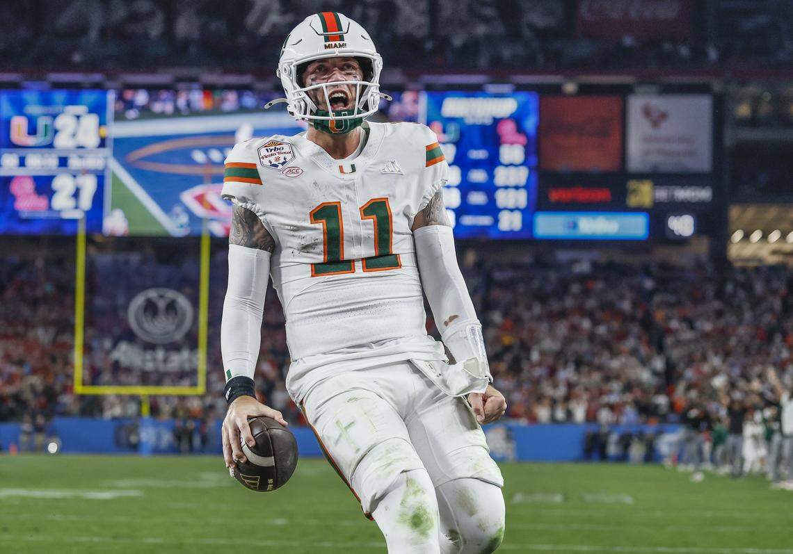 Carson Beck picked in third round of 2026 NFL draft after title-game ...