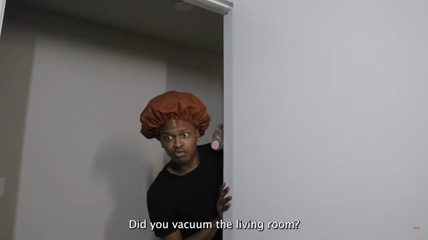 How moms be looking for chores for you to do 😭🧹 "You missed a spot ...