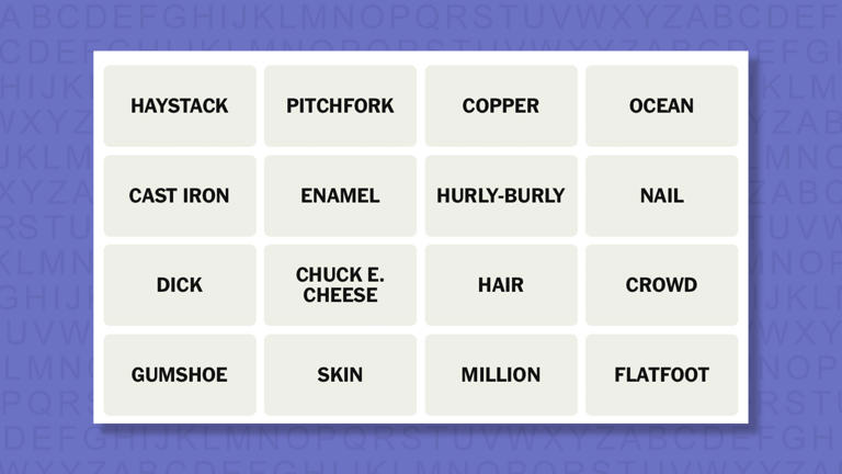 NYT Connections today – my hints and answers for April 25 (#1049)